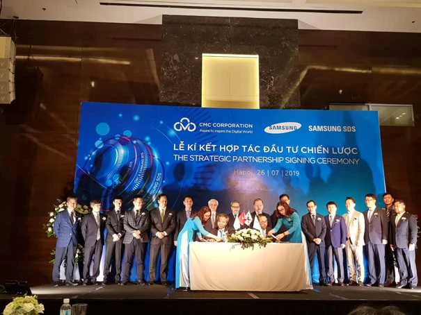 CMC và Samsung SDS ký hợp đồng đầu tư chiến lược toàn diện