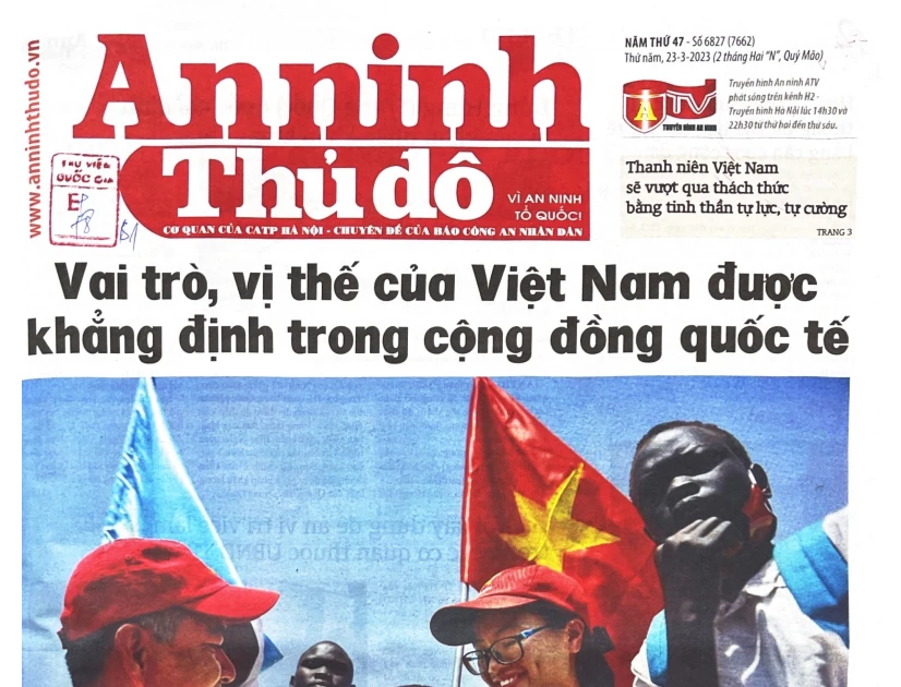 Báo An ninh Thủ đô số 6827, ngày 23/3/2023